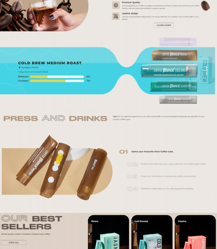 Once Coffee | JNDesign Marketing